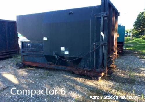 Used Parker Trash Compactor. Capacity: 15 yards, measurements: 13 ft.