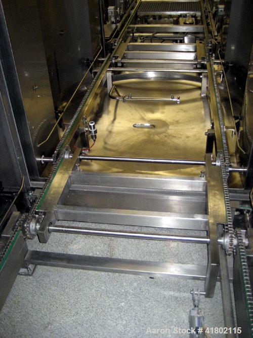 Used Zanchetta dual station automatic bin washer system, 48" wide con