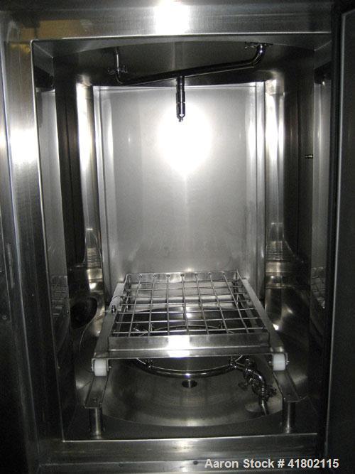 Used Zanchetta dual station automatic bin washer system, 48" wide con