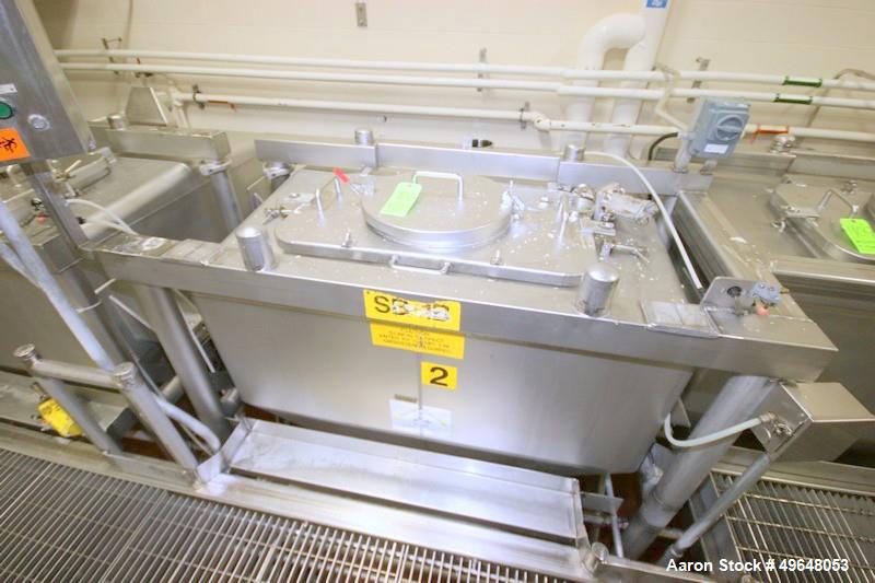 UsedSemi-Bulk Systems Inc. Stainless Steel Single Wall Hopper, Mounte