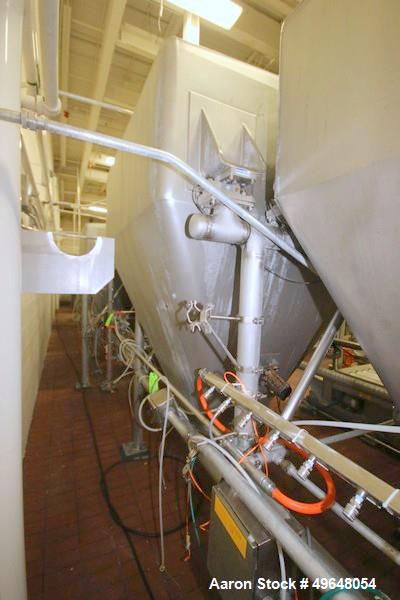 UsedSemi-Bulk Systems Inc. Stainless Steel Single Wall Hopper, Mounte