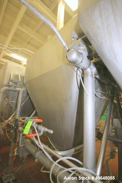 UsedSemi-Bulk Systems Inc. Stainless Steel Single Wall Hopper, Mounte