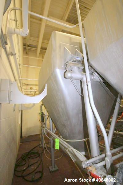 UsedSemi-Bulk Systems Inc. Stainless Steel Single Wall Hopper, Mounte