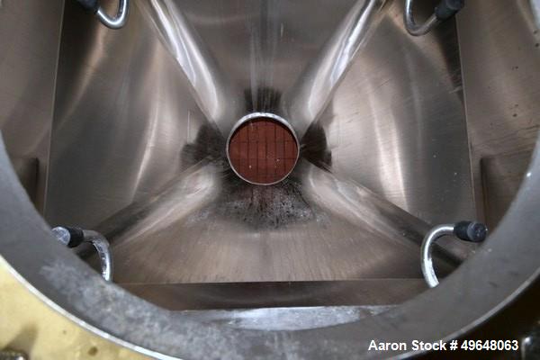 UsedSemi-Bulk Systems Inc. Stainless Steel Single Wall Hopper, Mounte