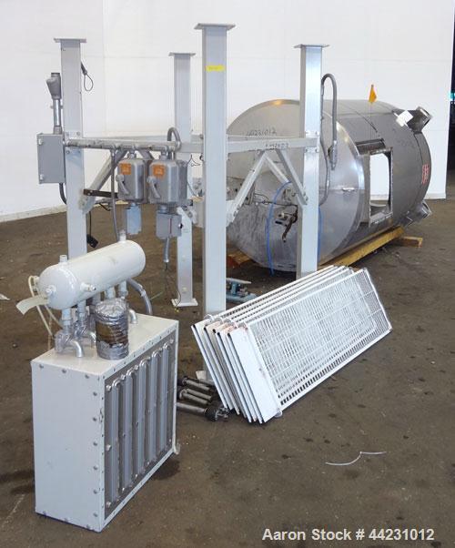 Used AZO Hopper, Approximate 120 Cubic Feet, 304 Stainless Steel. App