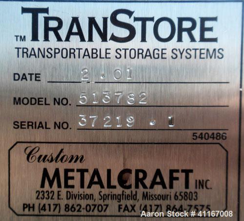 Used- Custom Metalcraft TranStore Stackable Liqui