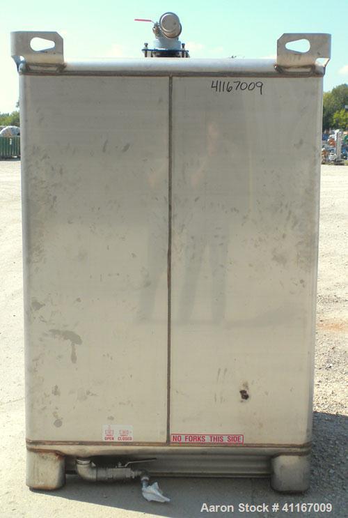 Used Custom Metalcraft TranStore Stackable Liquid Tote, 70.1 Cubic Fe