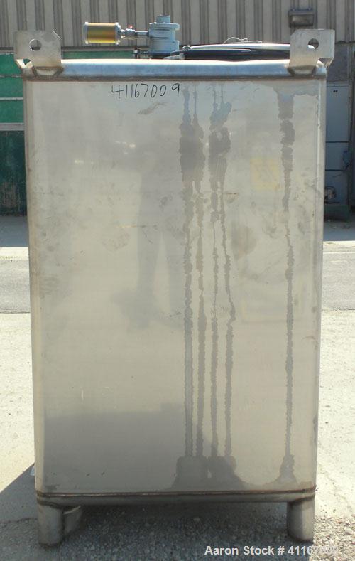 Used Custom Metalcraft TranStore Stackable Liquid Tote, 70.1 Cubic Fe