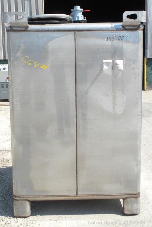 Used Custom Metalcraft TranStore Stackable Liquid Tote, 70.1 Cubic Fe