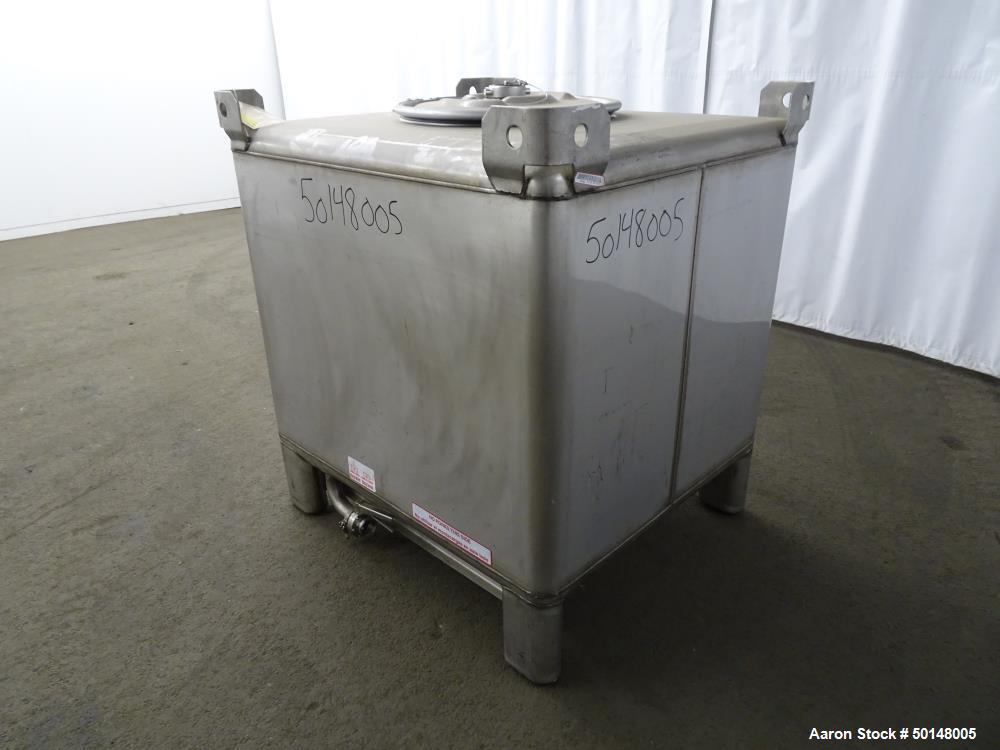 Used Customer Metalcraft Tote Bin, Model 516843, 350 Gallon, 316 Stai