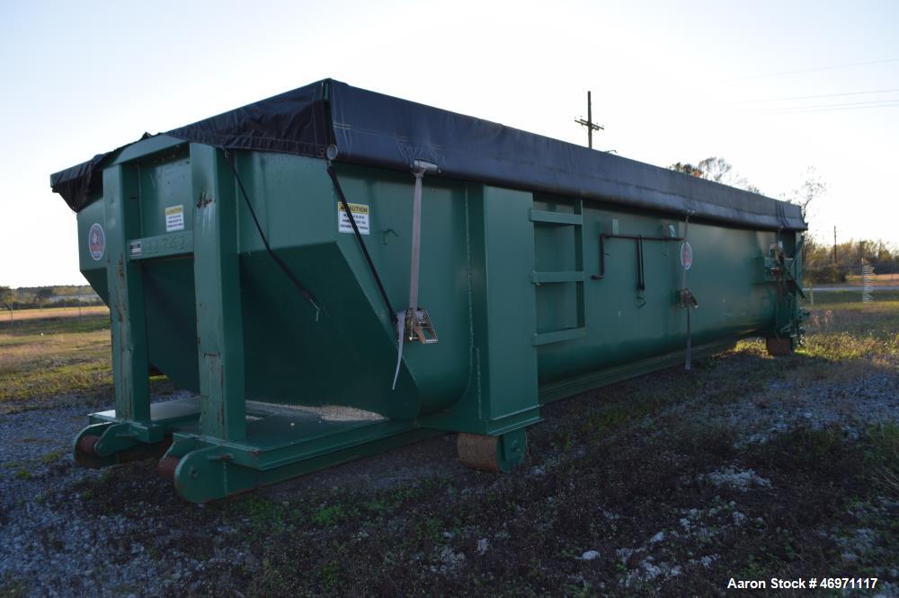 Used Qty-3-Dragon Products Roll Off Box, 25 Cubic Yards, Carbon Steel