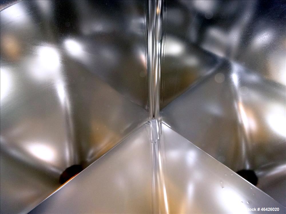 Used GEA Buck Systems Stackable Powder Tote Bin, Approximately 62 Cub