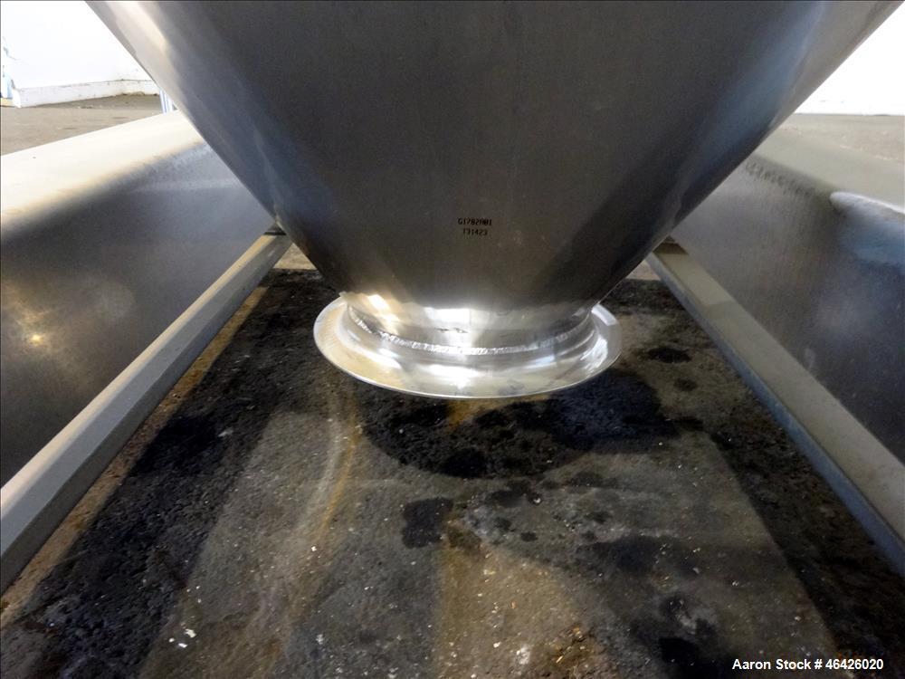 Used GEA Buck Systems Stackable Powder Tote Bin, Approximately 62 Cub