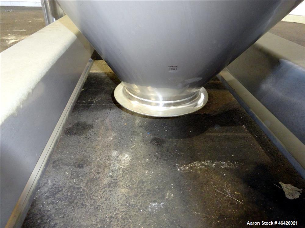 Used GEA Buck Systems Stackable Powder Tote Bin, Approximately 62 Cub