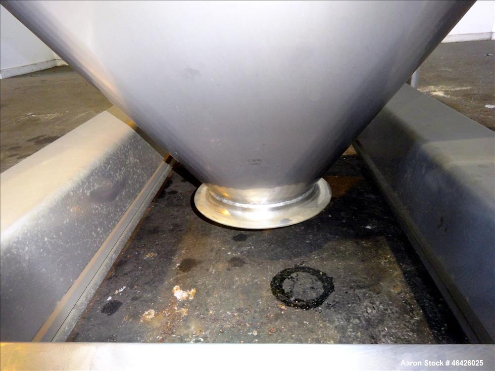 Used GEA Buck Systems Stackable Powder Tote Bin, Approximately 62 Cub