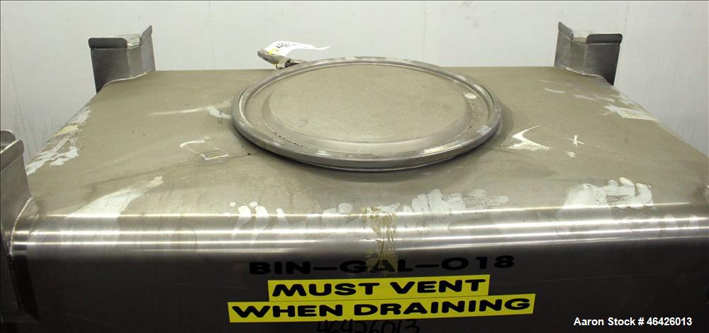 Used GEI Gallay Stackable Powder Tote Bin, Approximately 10 Cubic Fee