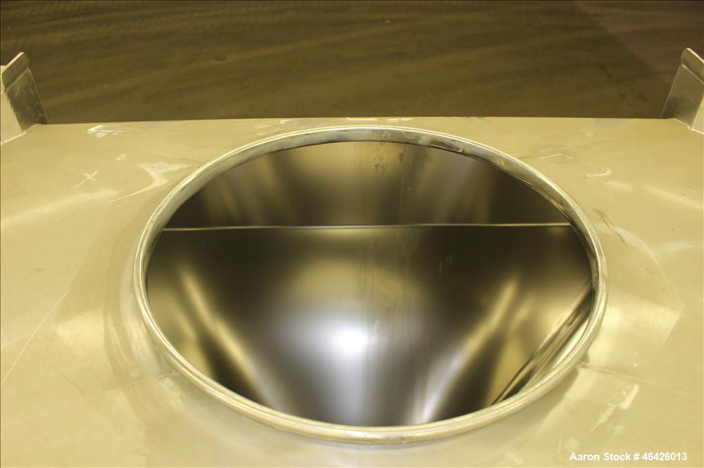 Used GEI Gallay Stackable Powder Tote Bin, Approximately 10 Cubic Fee