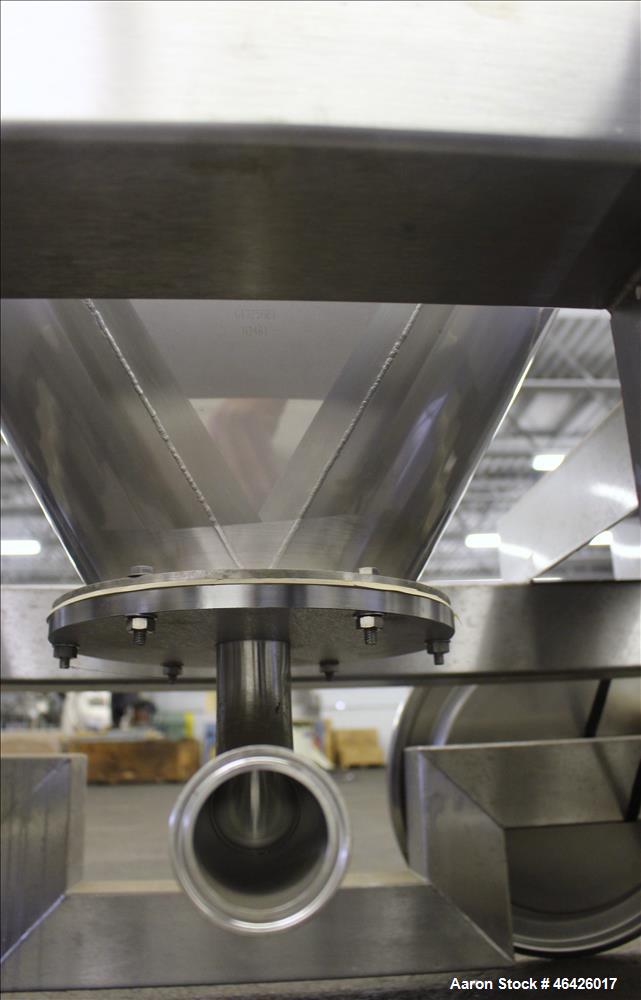 Used GEI Gallay Stackable Powder Tote Bin, Approximately 10 Cubic Fee