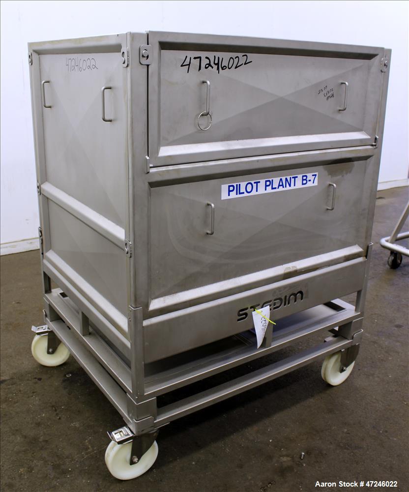 Used Sartorius Stedim Palletank In-Process Fluid handling Bin, Approx