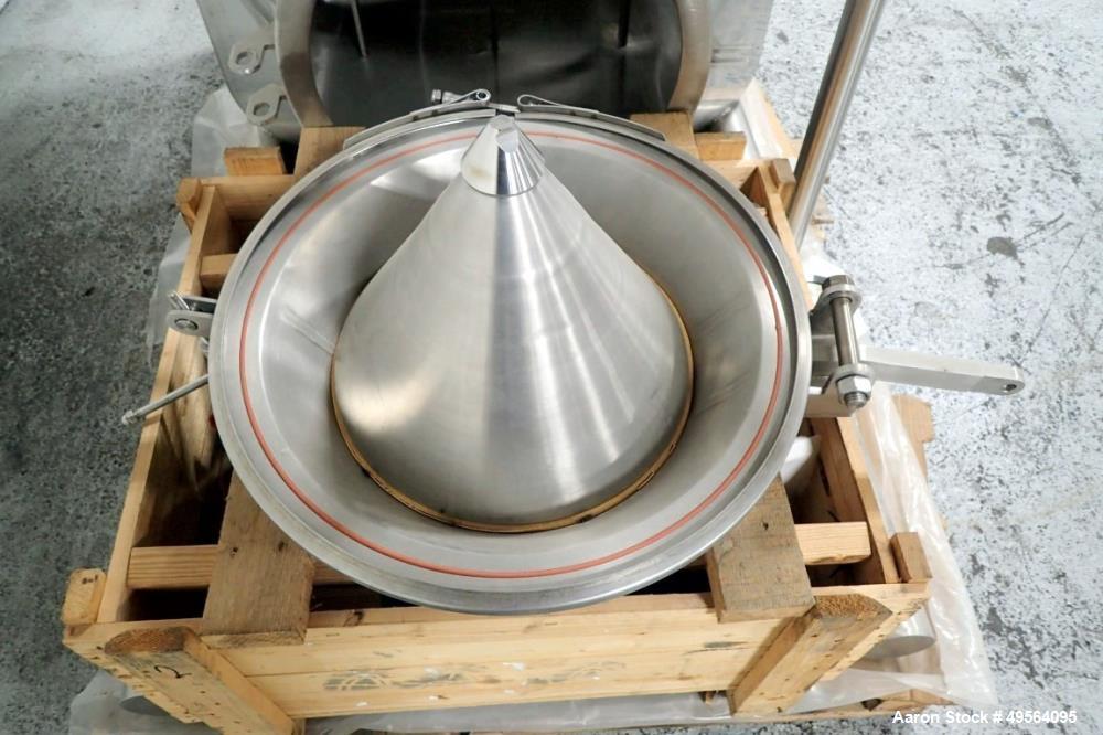 Used- Matcon Storage Bin, Stainless Steel Constru