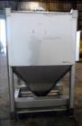 Used GEA Buck Systems Stackable Powder Tote Bin, Approximately 62 Cub