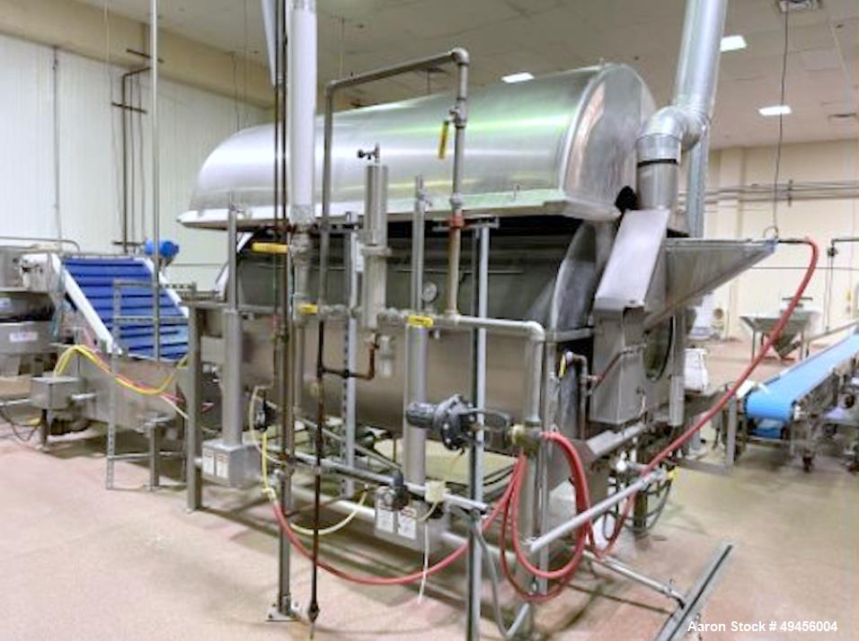 Used Hughes Blancher, Model 002-23440. Stainless Steel; Screen Perfor