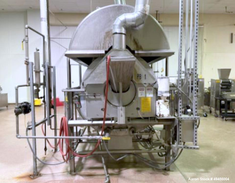 Used Hughes Blancher, Model 002-23440. Stainless Steel; Screen Perfor