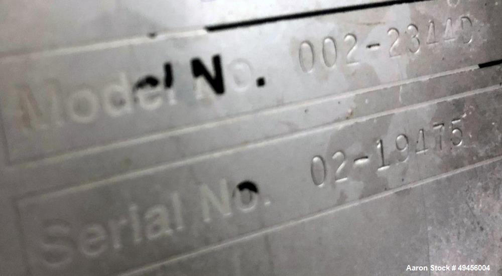 Used Hughes Blancher, Model 002-23440. Stainless Steel; Screen Perfor