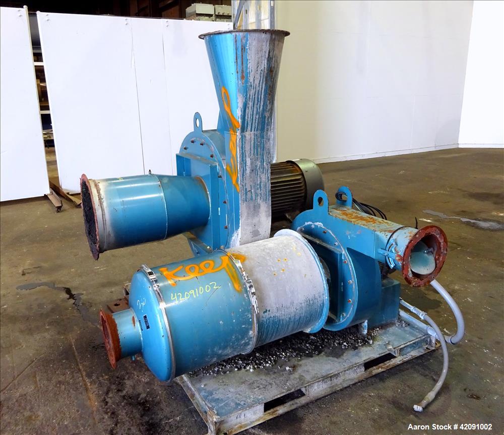 Used Blower Skid. Consisting of (1) 50hp, 3/60/230/460 volt, 3525 rpm