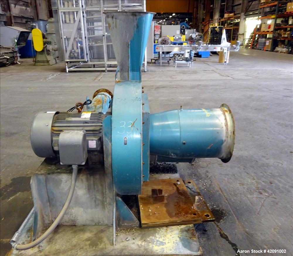 Used Blower Skid. Consisting of (1) 50hp, 3/60/230/460 volt, 3525 rpm