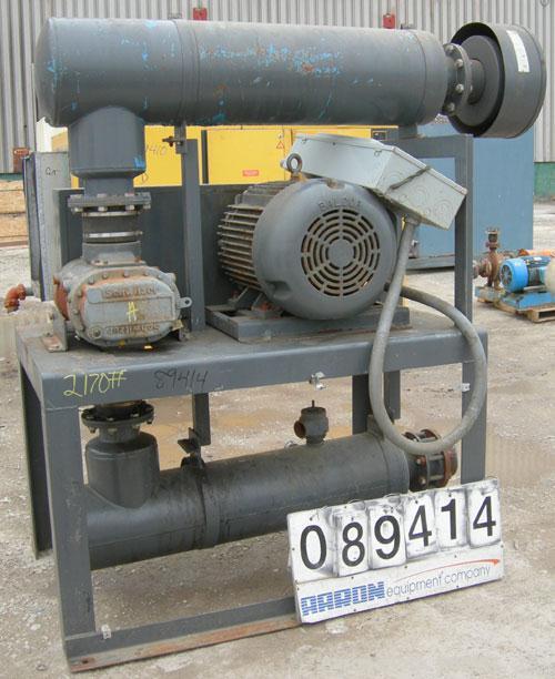 USED: Gardner Denver Duroflow rotary positive displacement blower,mod
