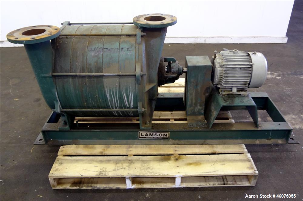Used Lamson Multistage Centrifugal Blower, Model 406-0-6-AD, Carbon S