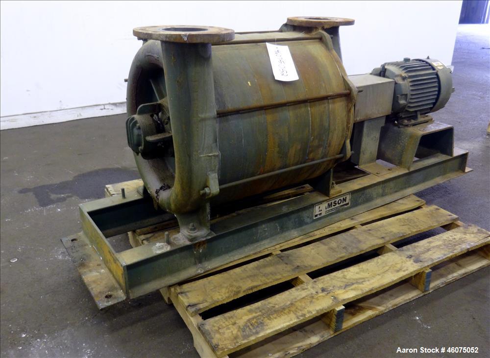 Used Lamson Multistage Centrifugal Blower, Model 407-0-7-AD, Carbon S