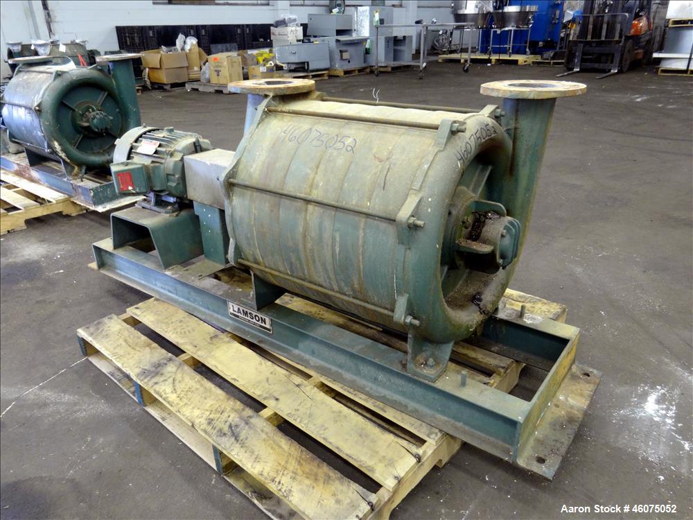 Used Lamson Multistage Centrifugal Blower, Model 407-0-7-AD, Carbon S