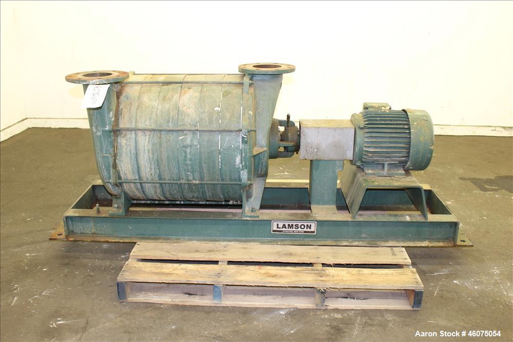 Used Lamson Multistage Centrifugal Blower, Model 407-0-7-AD, Carbon S