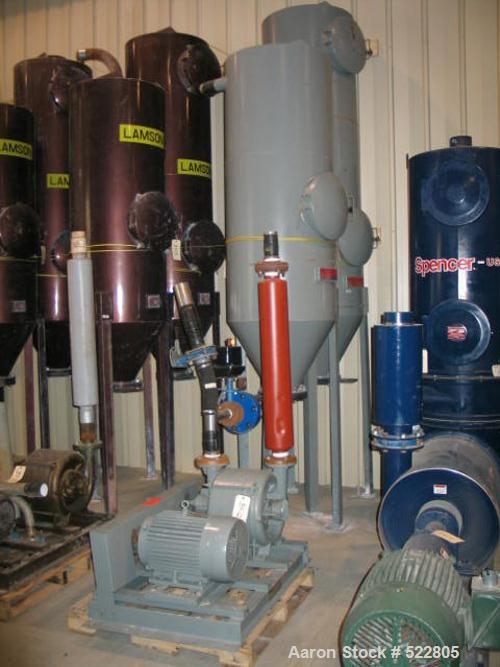 USED: 15 hp Lamson vacuum system Exidust consisting of: bag filtersep