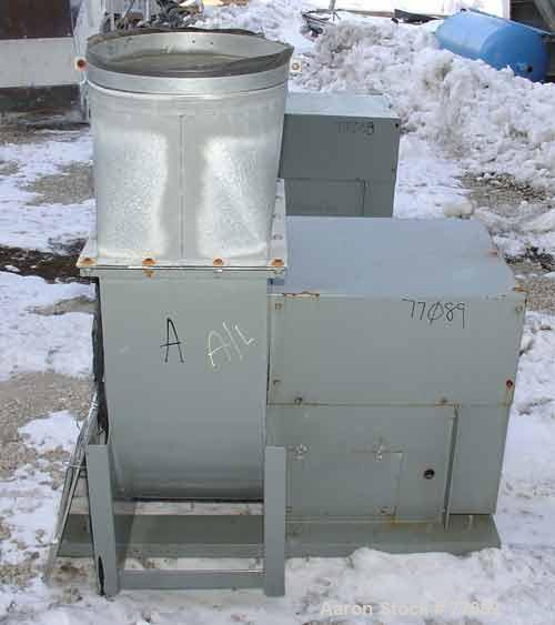 USED: Loren Cook vertical blower, model MD-180 CAS. Aluminum blade, 1