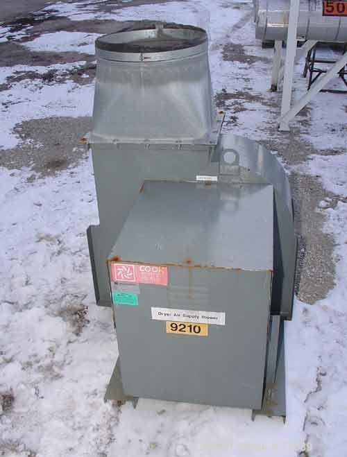 USED: Loren Cook vertical blower, model MD-180 CAS. Aluminum blade, 1