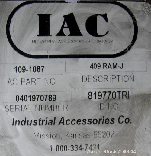 Used: MAC Vacuum Conveying System, model 560, consisting of: (1) Root