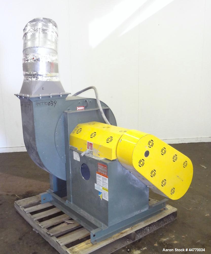 Used New York Blower Series 30 GI Fan, Size 224 LS, Carbon Steel. Ap