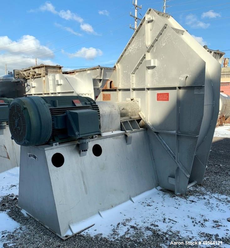 Used Robinson Industries 350 HP Radial Blower, Type RB122. Size 49- 1