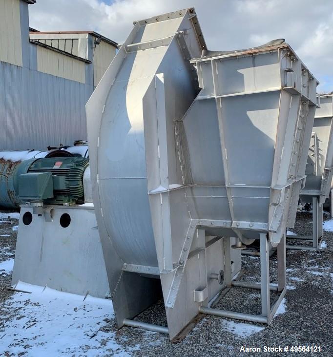 Used Robinson Industries 350 HP Radial Blower, Type RB122. Size 49- 1