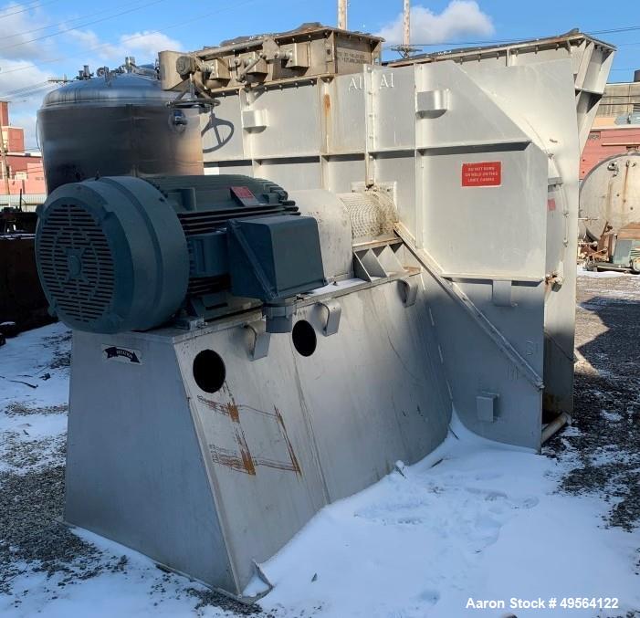 Used Robinson Industries 350 HP Radial Blower, Type RB122. size 49- 1