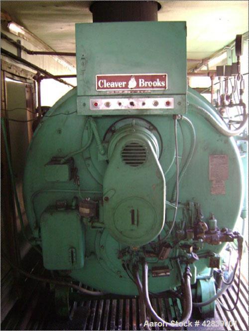 UsedCleaver Brooks Oil Fired Boiler, Model CB 100-200. 200 Hp, four