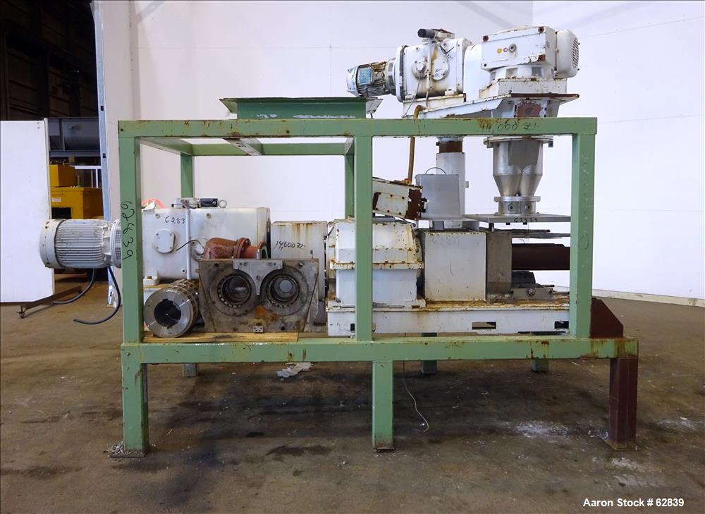 Used Bepex Compactor Briquetter, Model K300/200. Rolls measure 11.7"