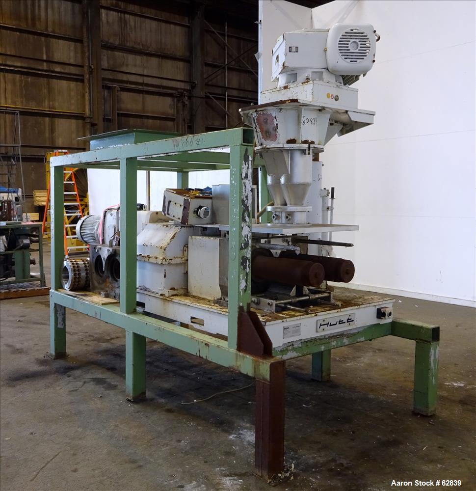 Used Bepex Compactor Briquetter, Model K300/200. Rolls measure 11.7"