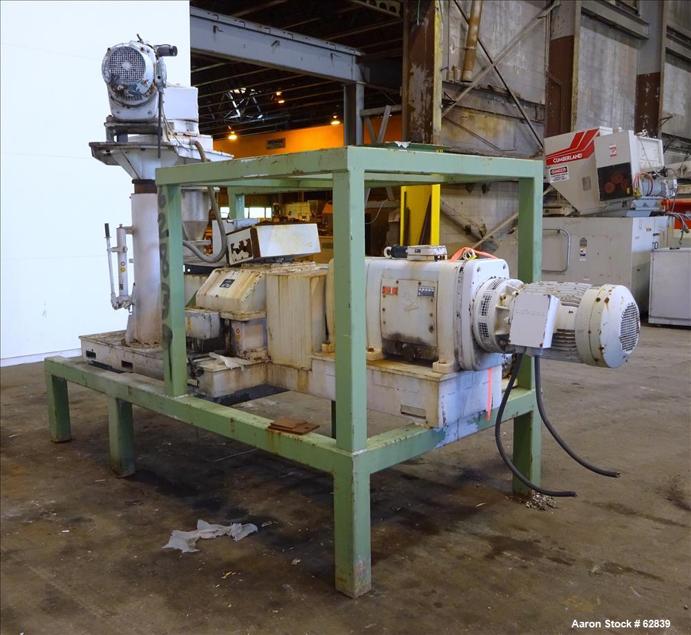 Used Bepex Compactor Briquetter, Model K300/200. Rolls measure 11.7"