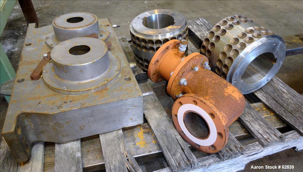 Used Bepex Compactor Briquetter, Model K300/200. Rolls measure 11.7"