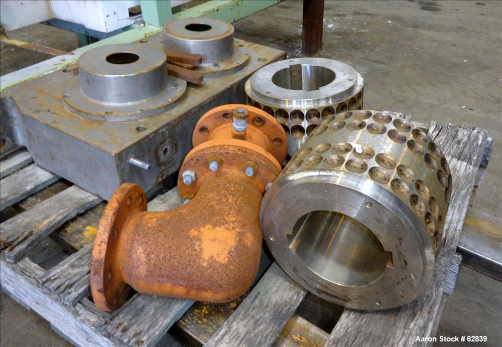 Used Bepex Compactor Briquetter, Model K300/200. Rolls measure 11.7"