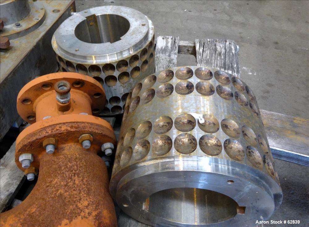 Used Bepex Compactor Briquetter, Model K300/200. Rolls measure 11.7"